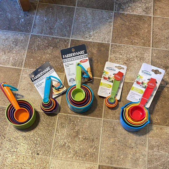 Farberware | Kitchen | Farberware Vibrant Measuring Set With Multicolor ...